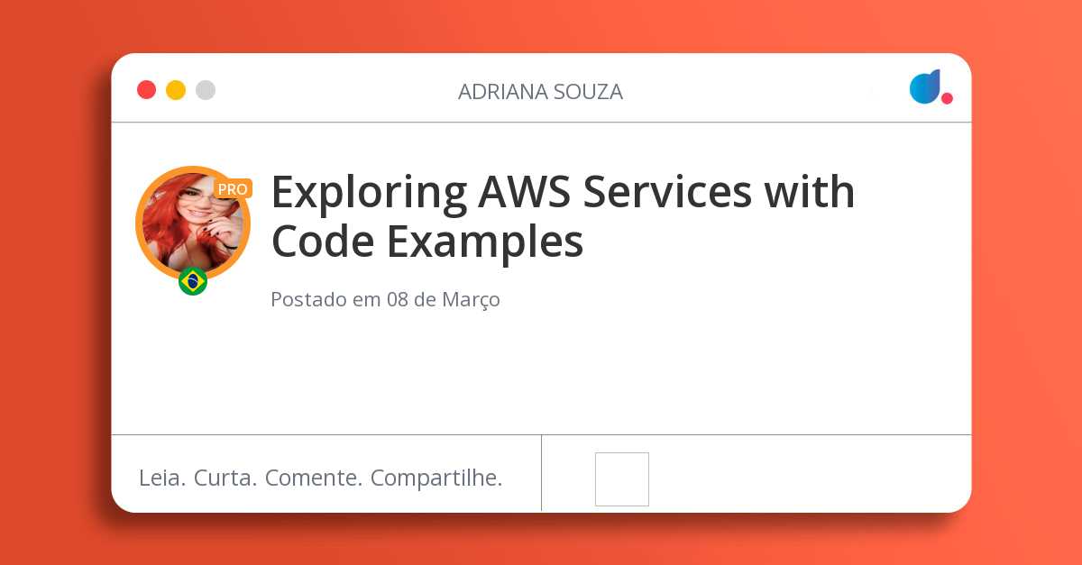 Exploring AWS Services with Code Examples