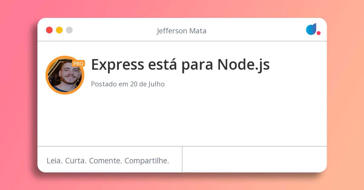 Express está para Node.js