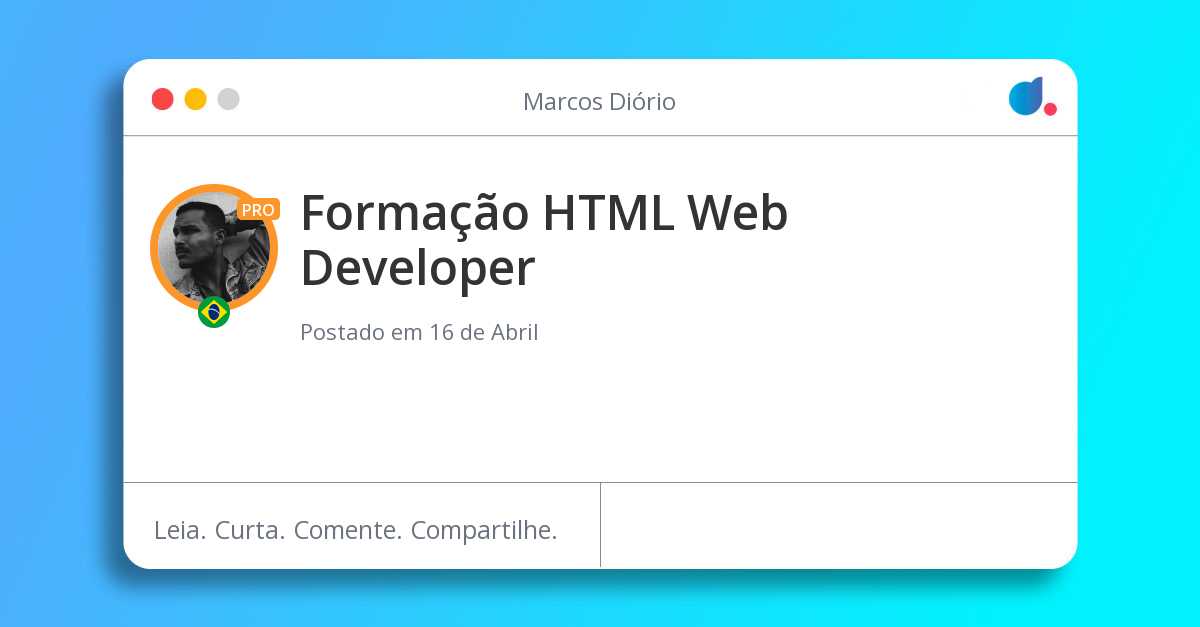 Formação HTML Web Developer