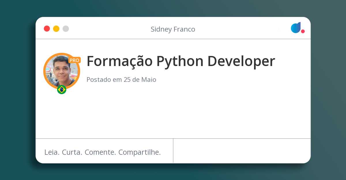 Formação Python Developer