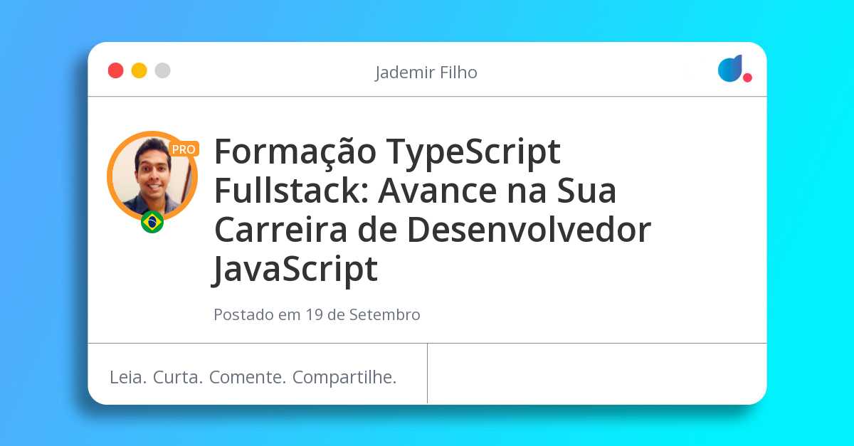 Formação TypeScript Fullstack: Avance na Sua Carreira de Desenvolvedor ... Formação TypeScript Fullstack: Avance na Sua Carreira de Desenvolvedor ...