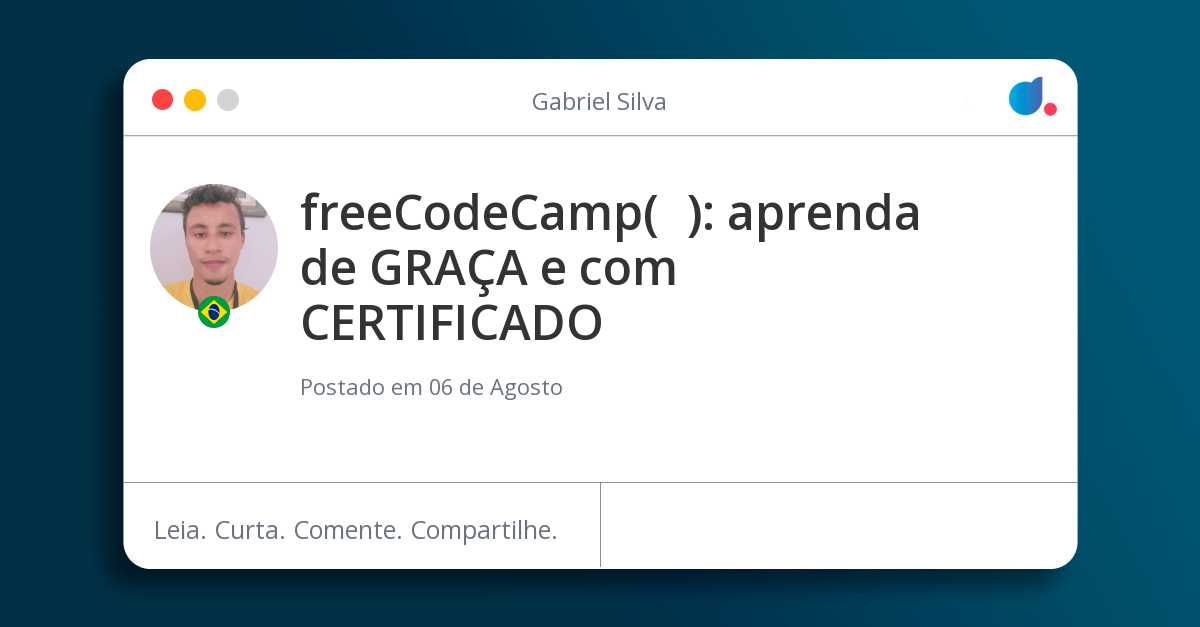 freeCodeCamp(🔥): aprenda de GRAÇA e com CERTIFICADO