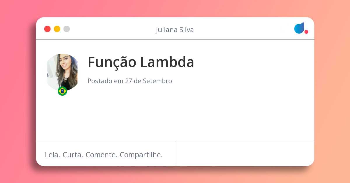 Função Lambda 2173