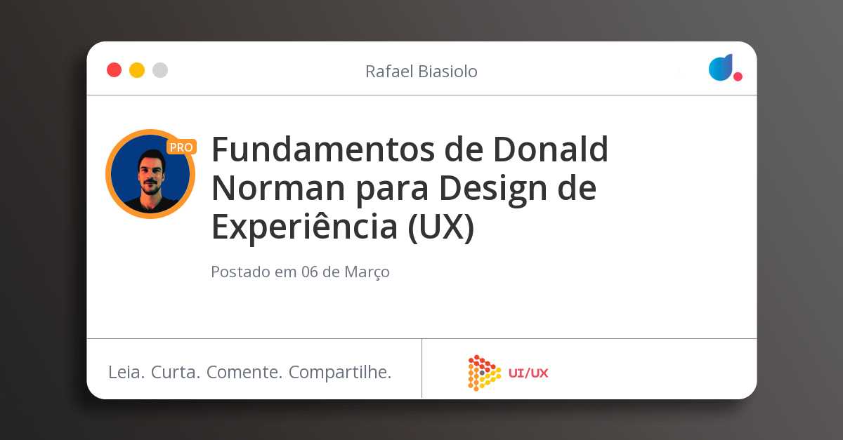 Fundamentos de Donald Norman para Design de Experiência (UX)