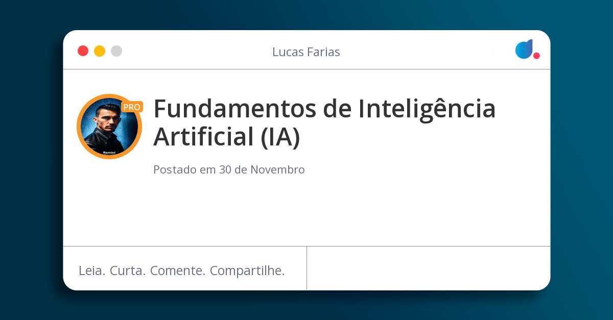Fundamentos de Inteligência Artificial (IA)