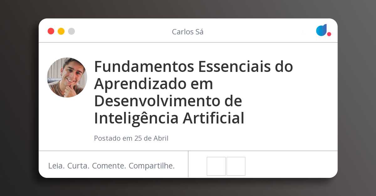 Fundamentos Essenciais do Aprendizado em Desenvolvimento de ...
