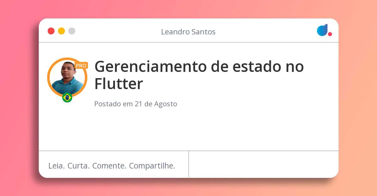 Gerenciamento De Estado No Flutter