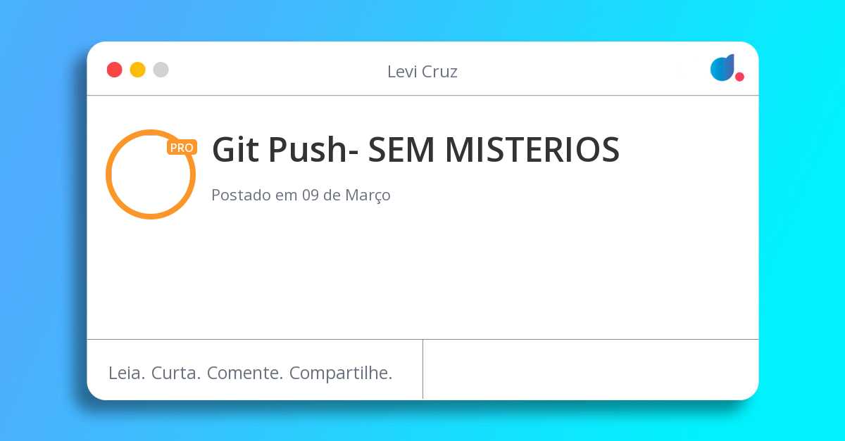 Git Push- SEM MISTERIOS