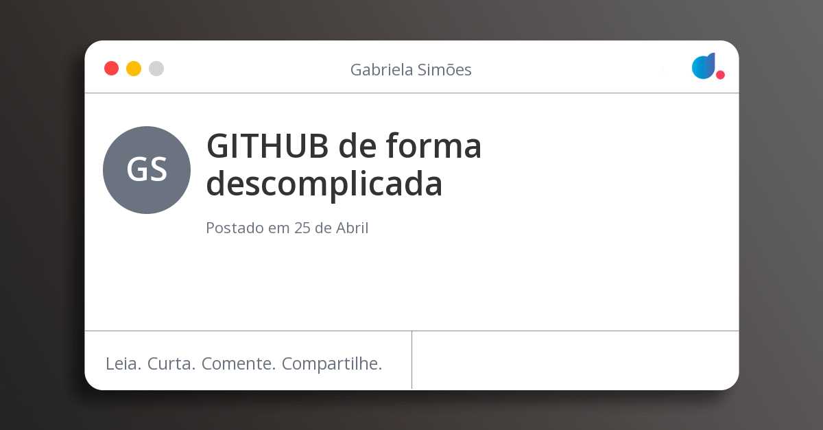 GITHUB de forma descomplicada