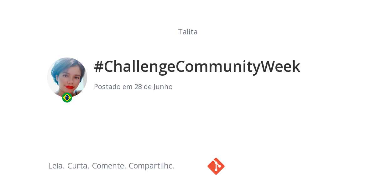 #ChallengeCommunityWeek - God no céu e GitLab na terra