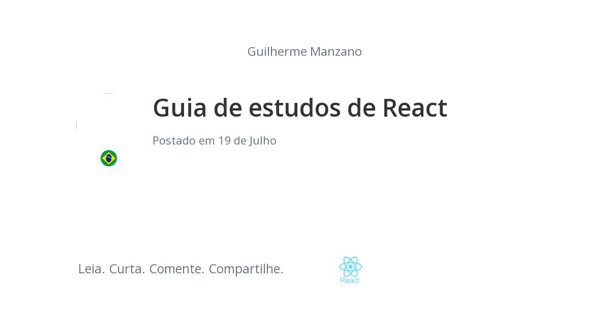 Guia de estudos de React