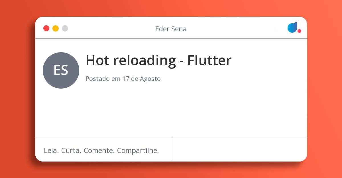 Hot reloading - Flutter Hot reloading - Flutter