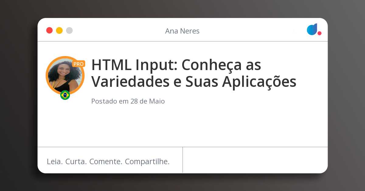 HTML Input: Conheça as Variedades e Suas Aplicações