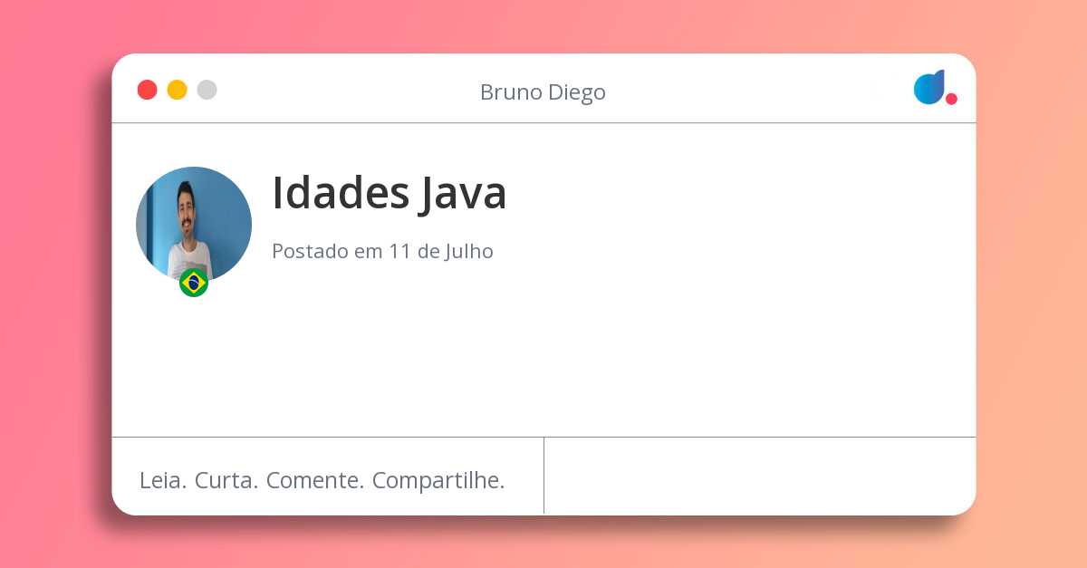 Idades Java
