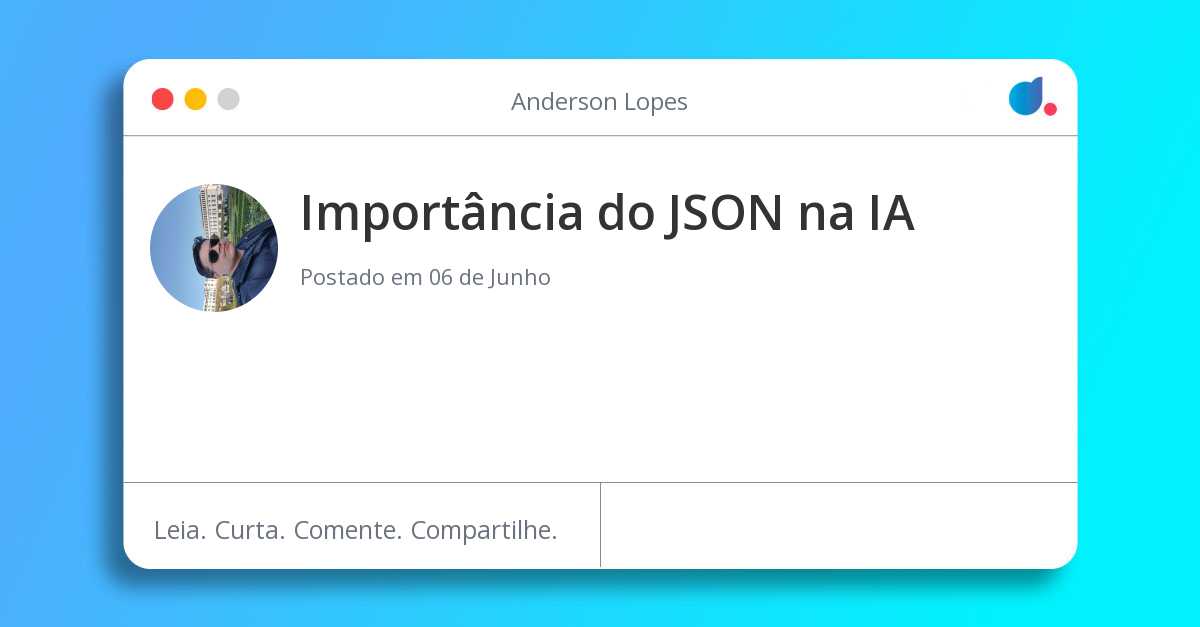 Importância do JSON na IA
