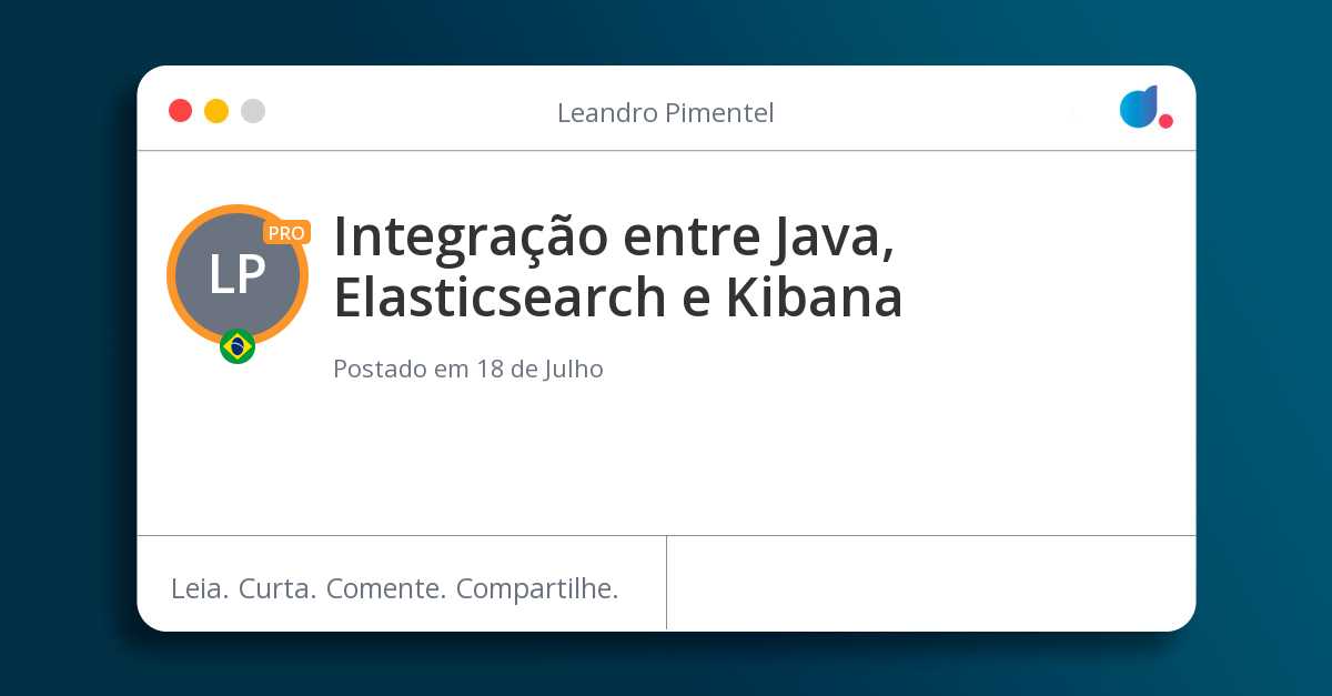Integração entre Java, Elasticsearch e Kibana