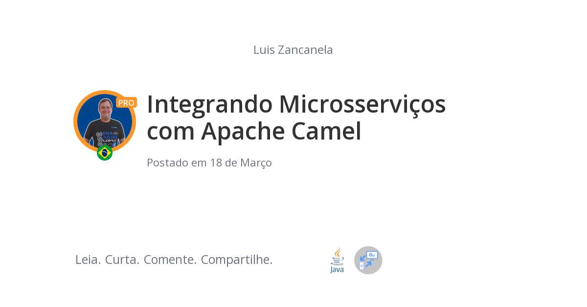 Integrando Microsserviços com Apache Camel