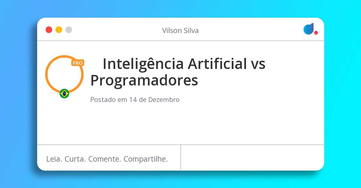 🤖 Inteligência Artificial vs Programadores 🧠