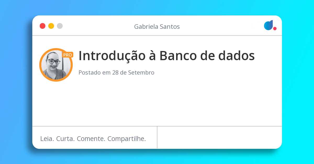 Introdução à Banco de dados