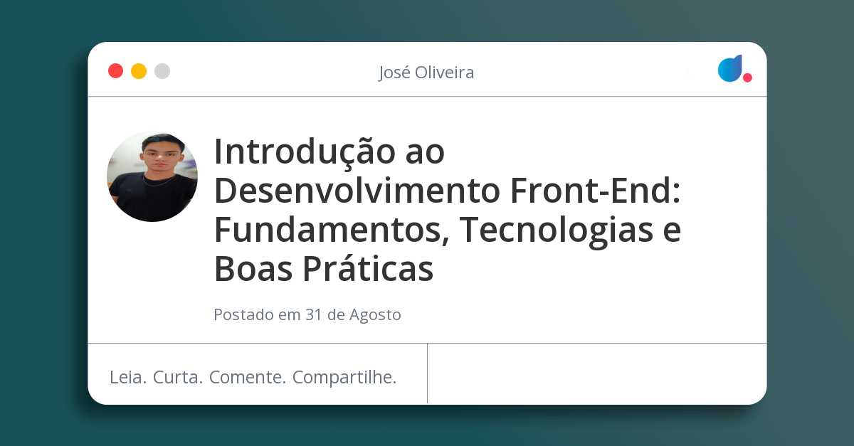 Introdução ao Desenvolvimento Front-End: Fundamentos, Tecnologias e ...