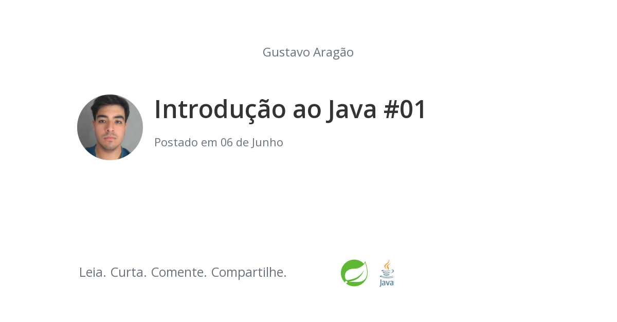Introdução ao Java #01