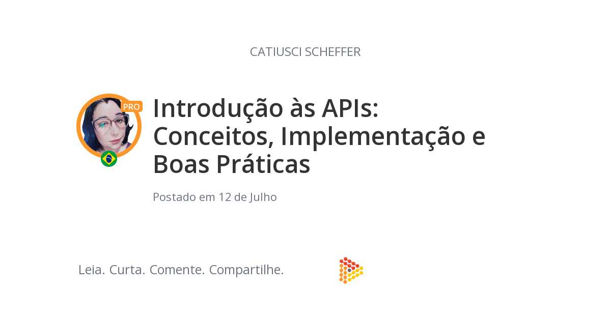 Introdução às APIs: Conceitos, Implementação e Boas Práticas