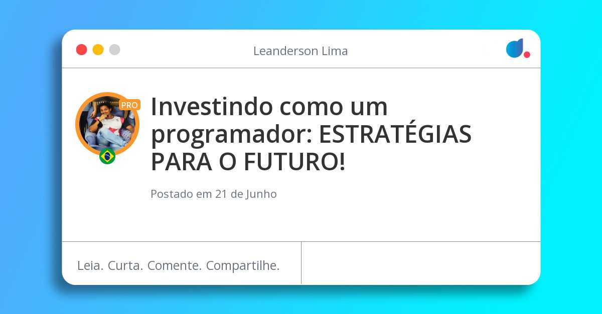 Investindo como um programador: ESTRATÉGIAS PARA O FUTURO!