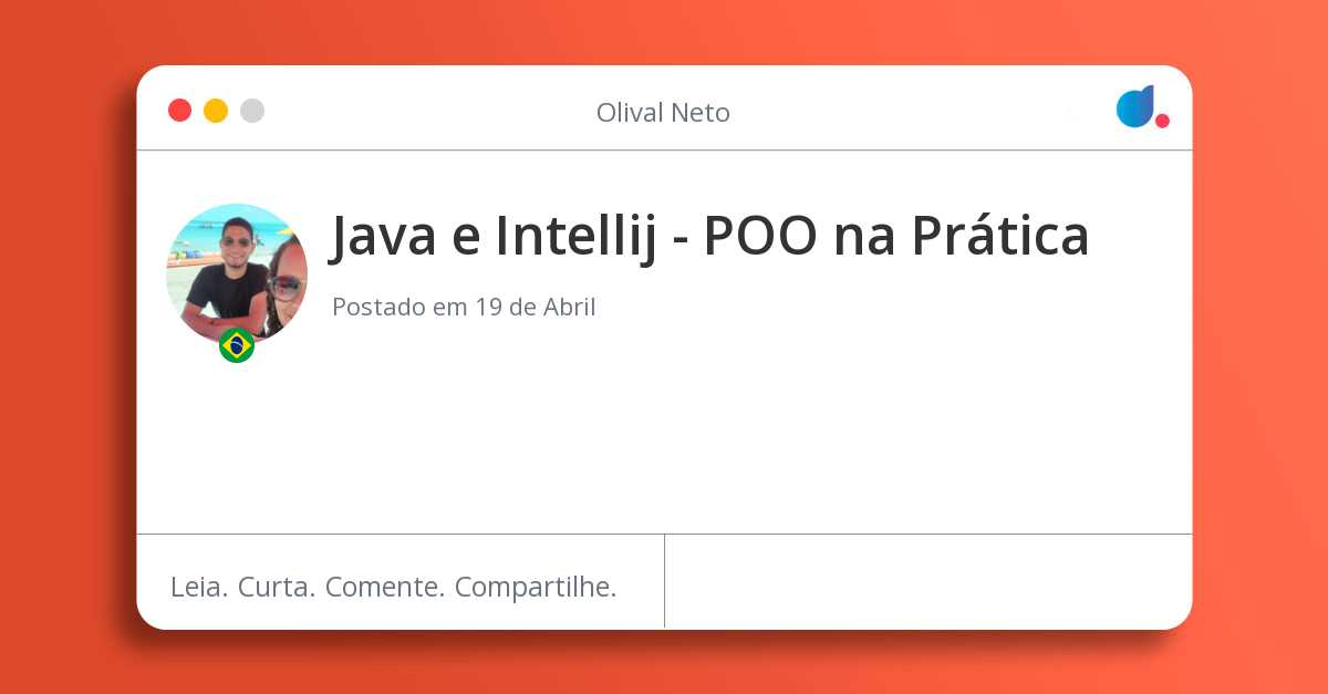 Java e Intellij - POO na Prática
