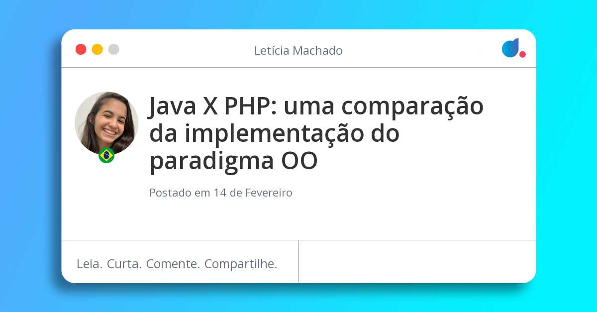 Java X PHP: uma comparação da implementação do paradigma OO