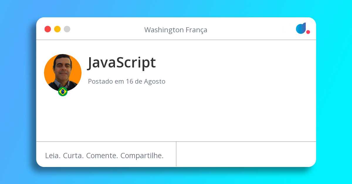 JavaScript | Washington França | JavaScript | DIO