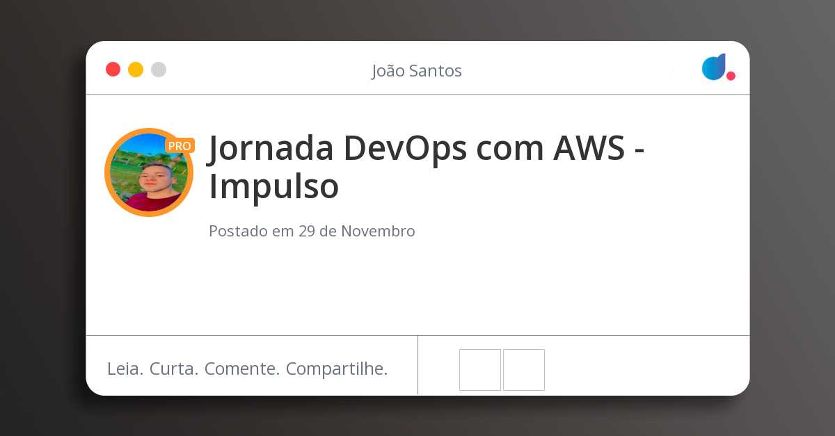 Jornada DevOps com AWS - Impulso