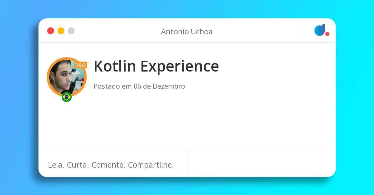 Kotlin Experience