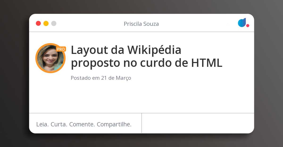 Layout da Wikipédia proposto no curdo de HTML