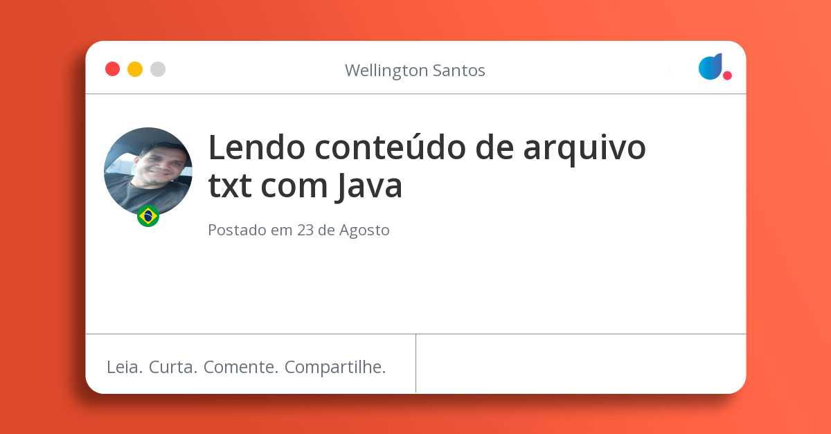 Lendo conteúdo de arquivo txt com Java