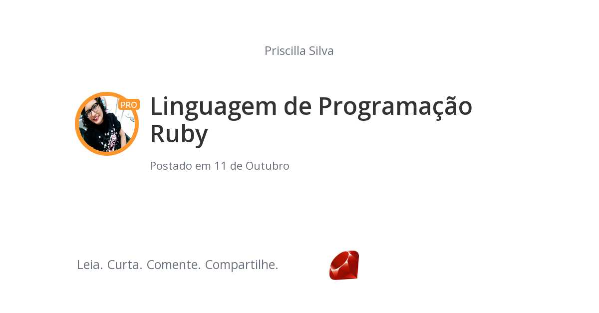 Linguagem de Programação Ruby