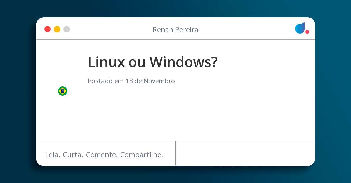 Linux ou Windows?
