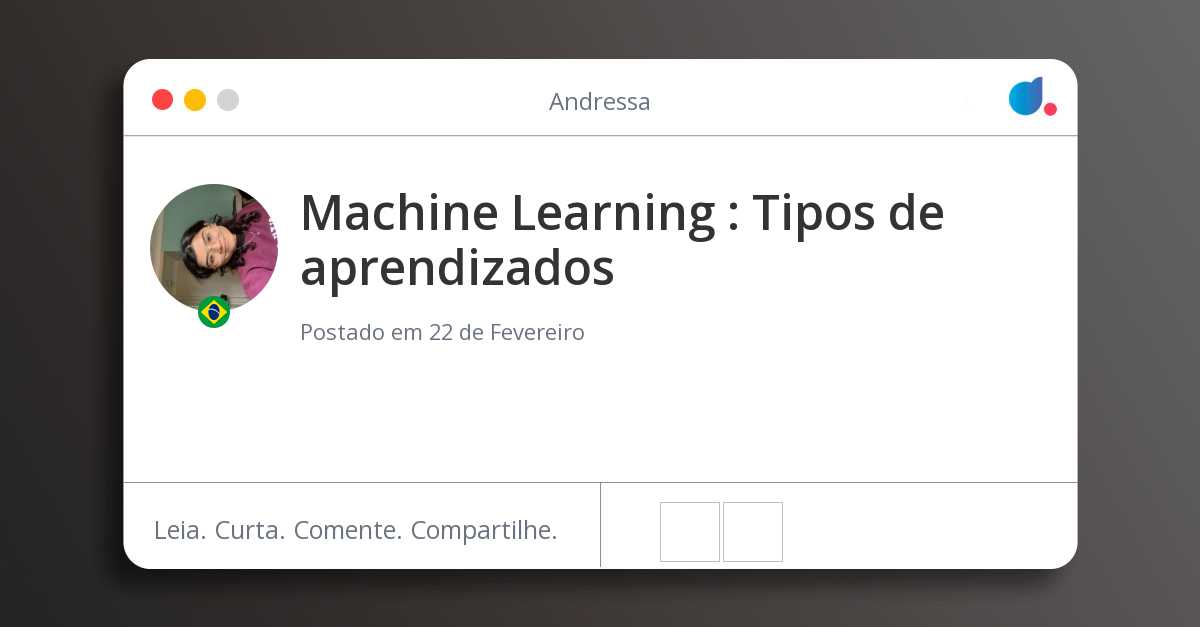 Machine Learning : Tipos de aprendizados