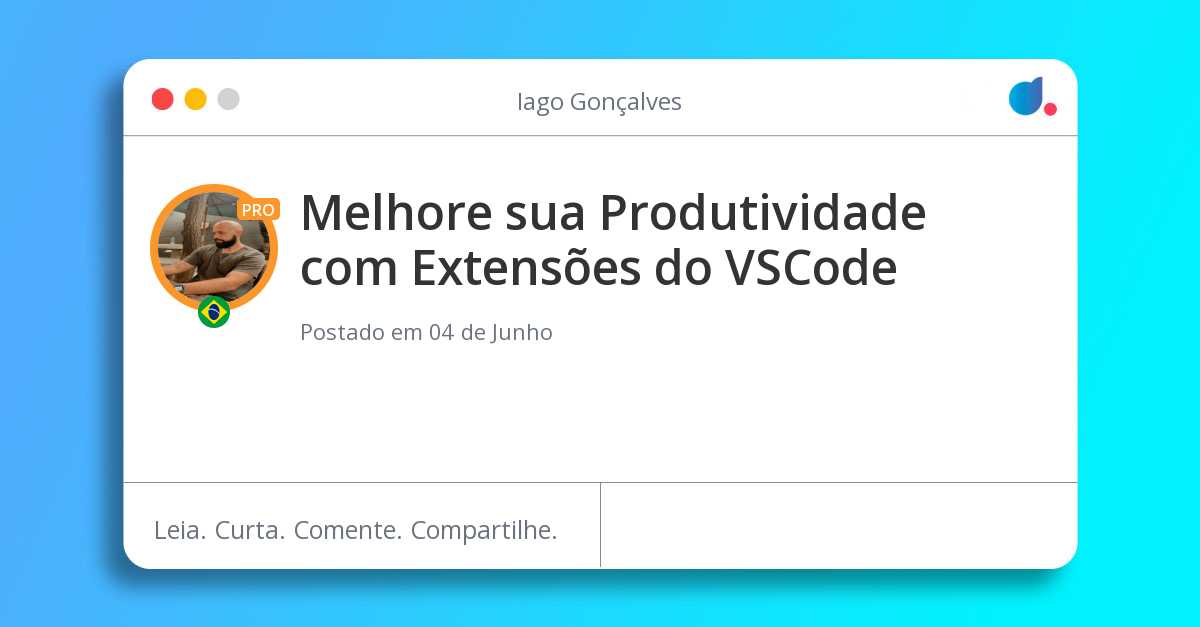 Melhore sua Produtividade com Extensões do VSCode