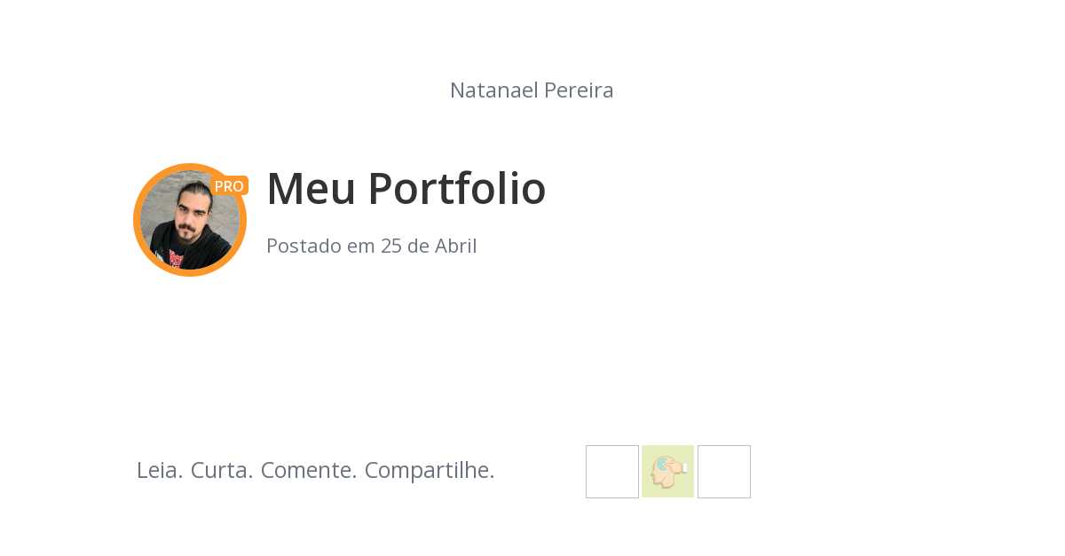 Meu Portfolio