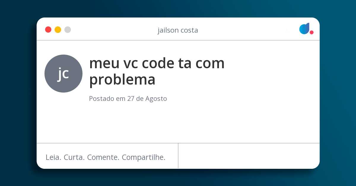 meu vc code ta com problema