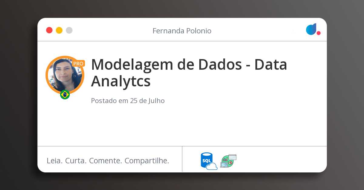 Modelagem de Dados - Data Analytcs