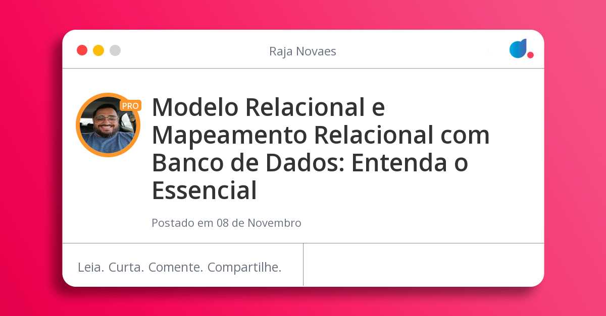 Modelo Relacional e Mapeamento Relacional com Banco de Dados: Entenda o ...