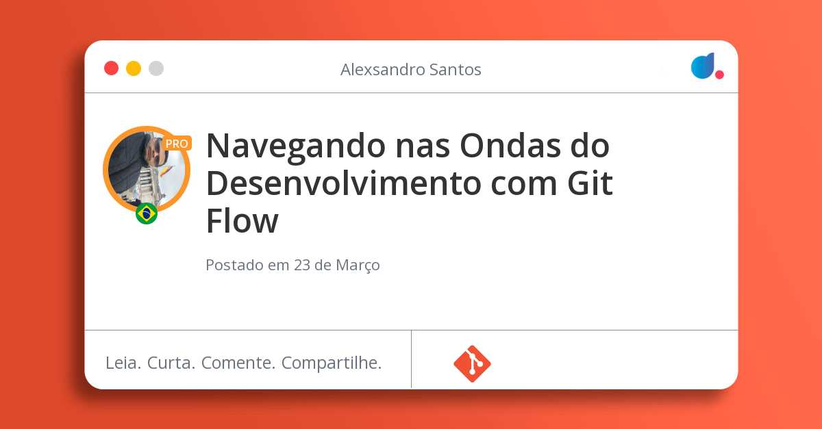 Navegando nas Ondas do Desenvolvimento com Git Flow