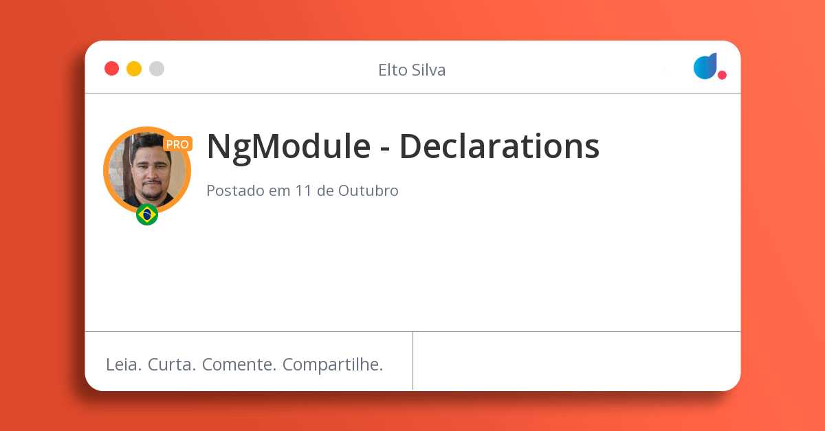 NgModule - Declarations