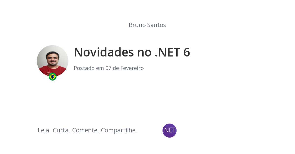 Novidades no .NET 6