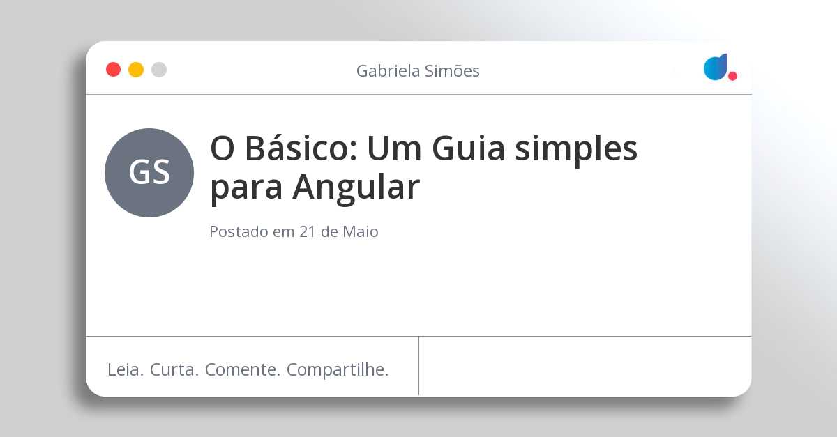 O Básico: Um Guia simples para Angular