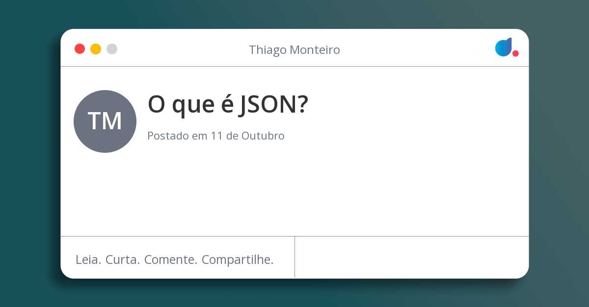 O que é JSON?