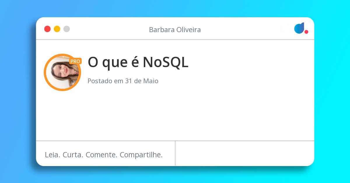 O que é NoSQL