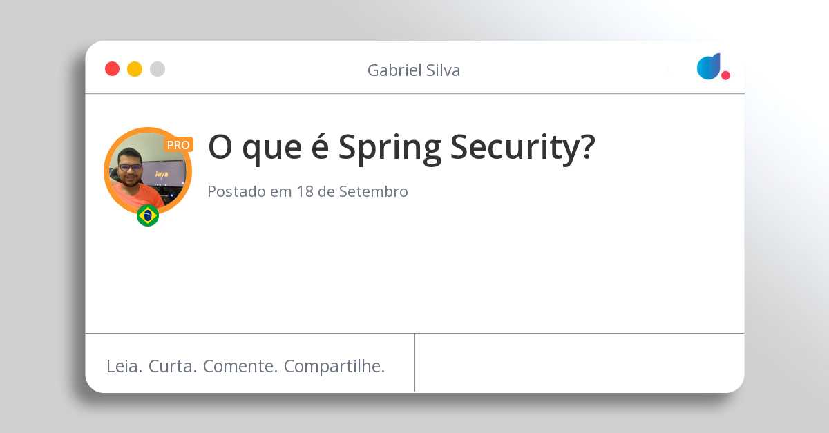 O que é Spring Security?