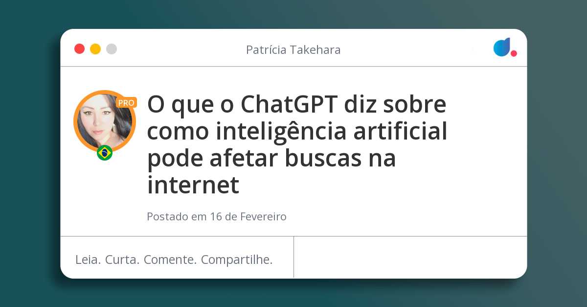 O que o ChatGPT diz sobre como inteligência artificial pode afetar ...